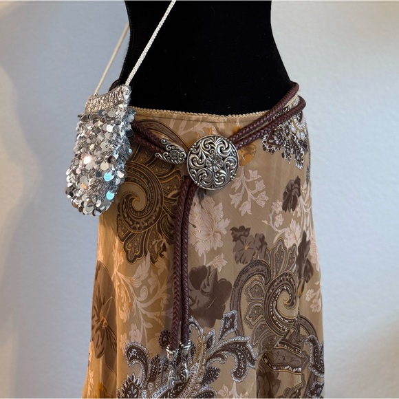 Source Unknown | Accessories | Vintage Braided Leather Conch Belt ...